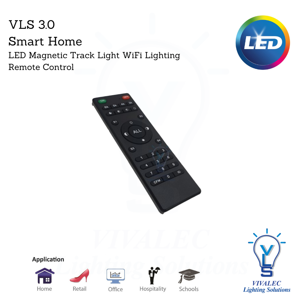 SMART HOME 3.0 LED MAGNETIC TRACK LIGHT WIFI LIGHTING REMOTE CONTROL ...