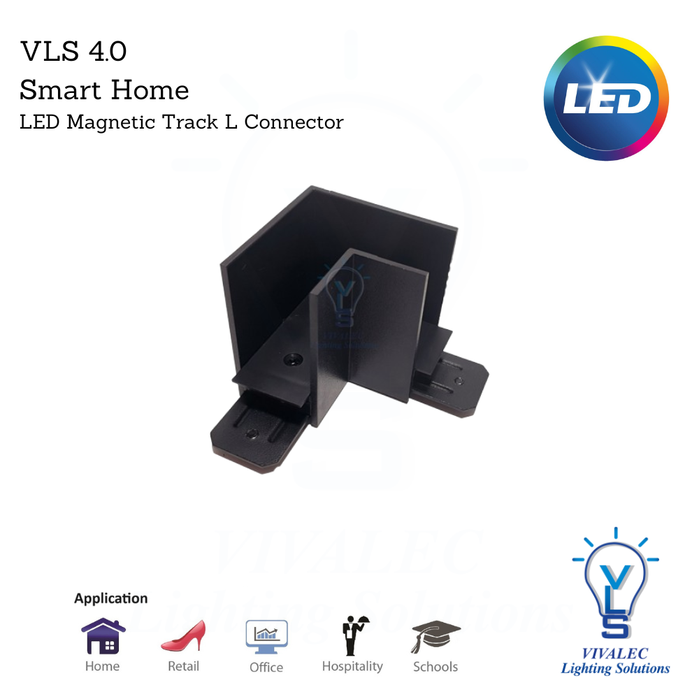 SMART HOME 4.0 LED MAGNETIC TRACK LIGHT L TRACK CONNECTOR SMART HOME 4. ...