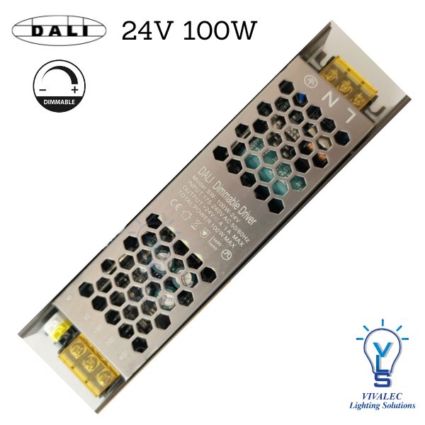 DALI DIMMABLE LED Driver 24V 100W FOR LED STRIP - Vivalec Lighting Sdn Bhd