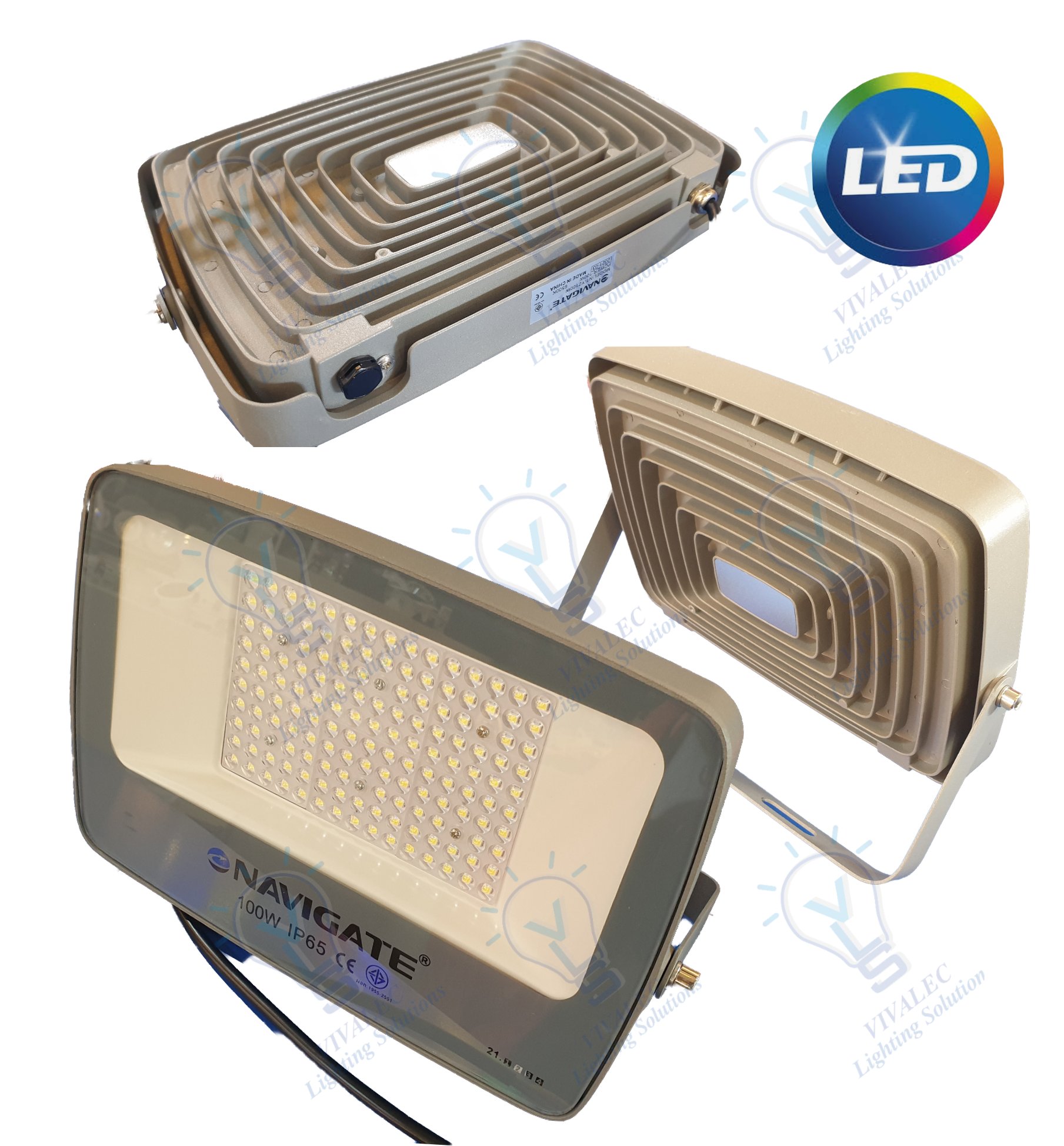 NAVIGATE FLOOD LIGHT NT-YZ-TGD 100W,150W,200W,RGB LAMPU SPOT LAUR ...