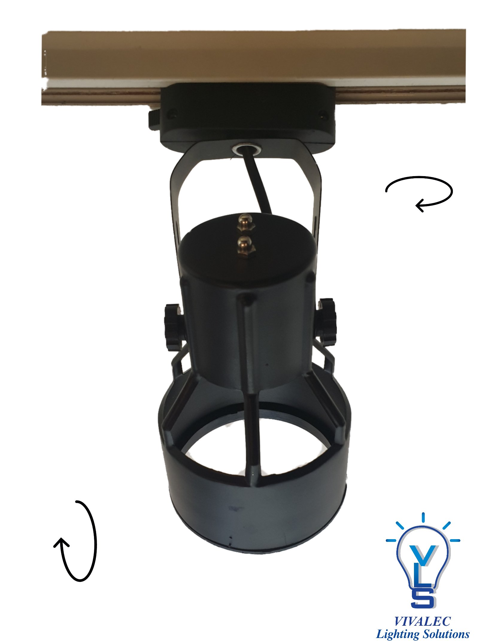 VLS PAR30 TRACK HOLDER, PAR30 E27 TRACK FITTING . - Vivalec Lighting Sdn Bhd